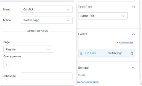 Link Component Switch Page Event Redirects To Dashboard Issue