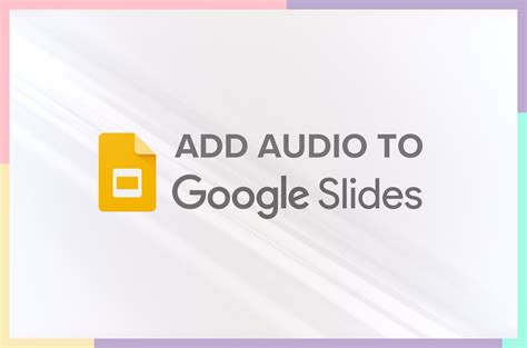 How To Add Audio To Google Slides Fliki