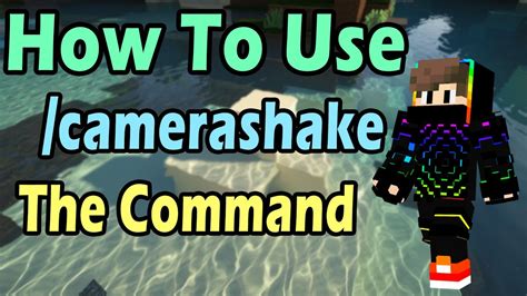 How To Use The Command Camerashake Youtube