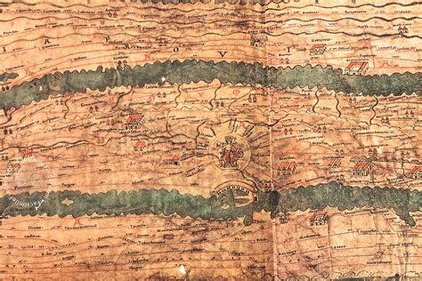 Tabula Peutingeriana Lazio Map