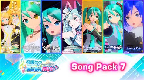 Hatsune Miku Project Diva Mega Mix Song Pack 7 For Nintendo Switch