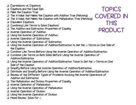 Introduction To Algebraic Equations Algebra Guided Note Taking Activities Made By Teachers