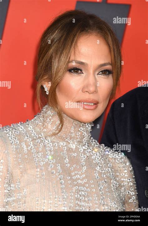 Los Angeles Ca 27th Mar 2023 Jennifer Lopez At The World Premiere Of Air At The Regency