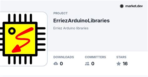 Erriezarduinolibraries Ecosystem Directory Market Dev