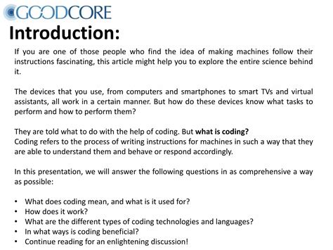 What Is Coding And Why Should You Learn It Pptx Programming