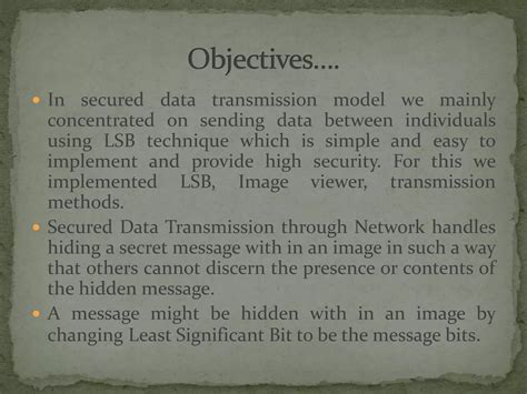 Secure Data Transmission 2010csc029 Ppt