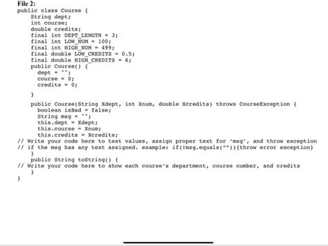 Solved Create Three Classes From The Below Code And Add