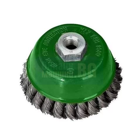 Плетена телена четка тип камбана Troy T 27707 100 • Ценa