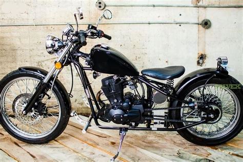 Vintage Bobber Motorcycle Heist