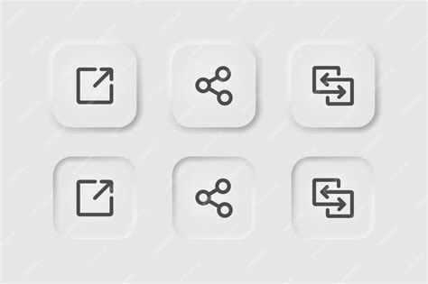 Premium Vector Statistic Icon In Neumorphism Style Icons For Business