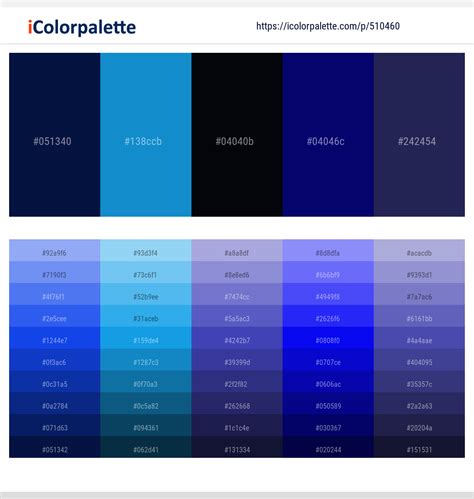 110 Latest Color Schemes With Navy Blue Color Tone Combinations 2022