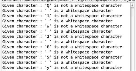 How To Check If A Character Is A Whitespace Or Not In Java Learn Java By Examples