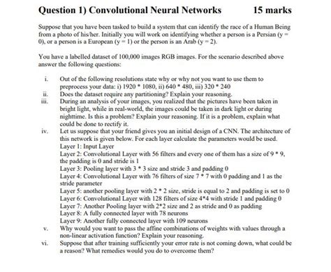 solved question 1 convolutional neural networks 15 marks