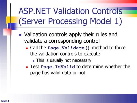 Ppt Aspnet Core Vaidation Controls Powerpoint Presentation Free