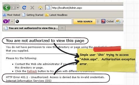 Aspnet Authentication And Authorization Codeproject