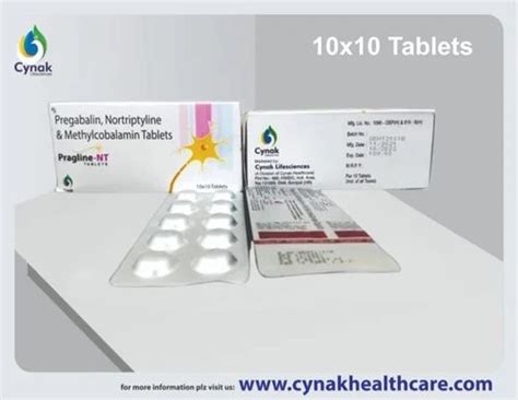 Pregabalin Nortriptyline And Methylcobalamin Tablet Pragline Nt At ₹ 2400 Box In Sonipat Id