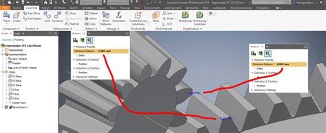 Inventor Bevel Gears Edges Of Its Teeth Do Not Converge Towards The Center