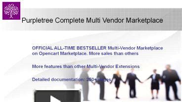 PPT Advanced Features Of Opencart Multivendor Marketplace PowerPoint Presentation Free To