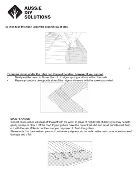 50m Mesh Tiled Gutter Guard Kit Aussie DIY Solutions