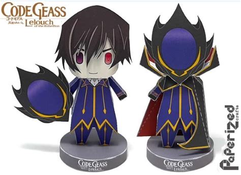 Papermau Code Geass Lelouch Vi Britannia Paper Toy By Paperized