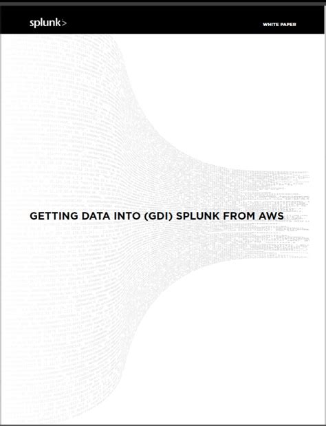 Getting Data Into Gdi Splunk From Aws Splunk
