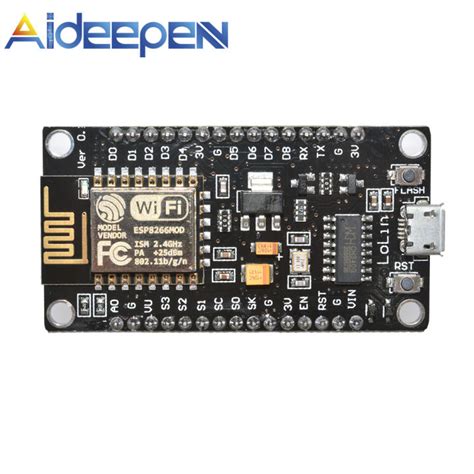 Aideepen Nodemcu Lua V3 Esp8266 Esp 12e Ch340g บอร์ดพัฒนาไร้สาย Wifi R Cp2102 Th