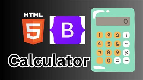 calculator using html and bootstrap [ 2 tutorials ] youtube