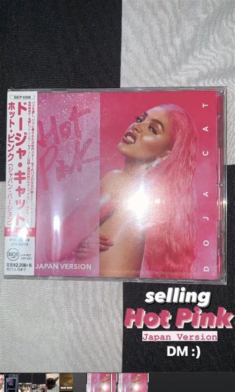 Doja Cat Hot Pink Japan Version Hobbies And Toys Music And Media Cds And Dvds On Carousell