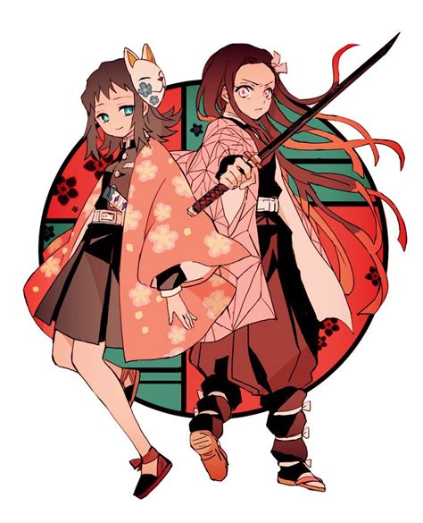 Makomo And Nezuko By Misoan Anime Demon Slayer Demon