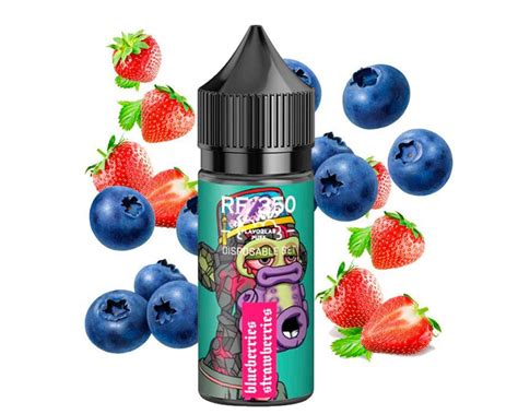 Сольова рідина Flavorlab Rf 350 Blueberries Strawberries 50 мг 30 мл Чорниця та полуниця
