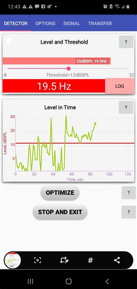 Meter Report Infrasound Detector Turning Phone Speaker Off Makes No Difference As Long As I