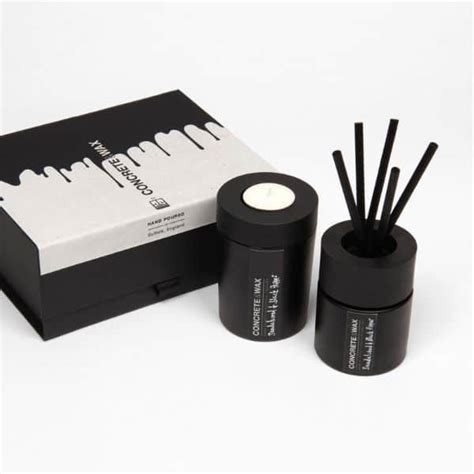 Diffuser And Candle T Box Concrete And Wax Sgb