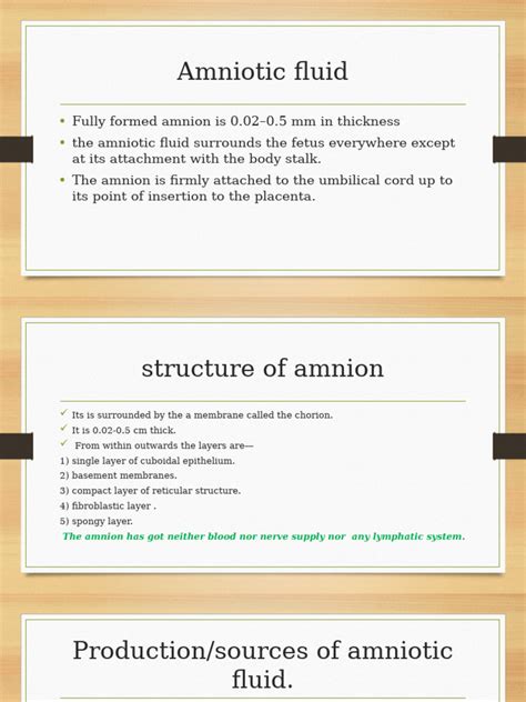 Amniontic Fluid And Disorders Pdf Medical Specialties Maternal Health