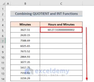 How To Convert Minutes To Hours And Minutes In Excel
