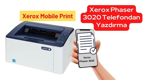 Xerox Phaser 3020 Telefondan Yazdırma Mobile Print Iphone Youtube