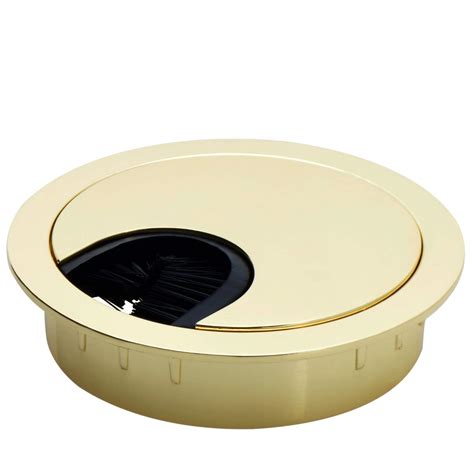 Polished Brass Metal Cable Grommet 2 Piecelock In