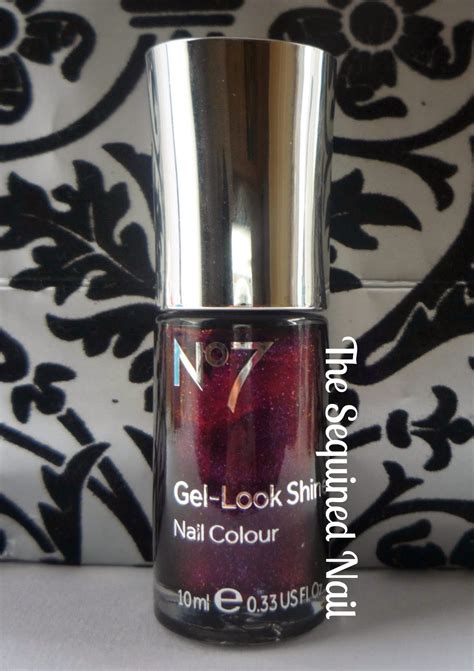 The Sequined Nail: No7 Galaxy Swatch