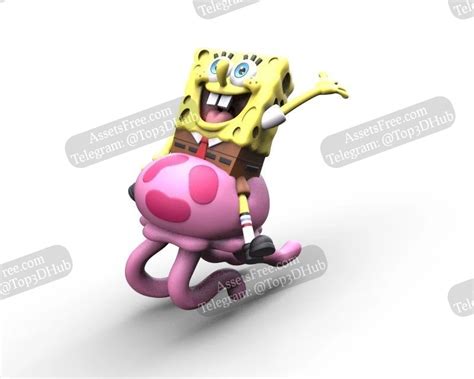 Spongebob Squarepants Jellyfish Rider Free High Quality Models