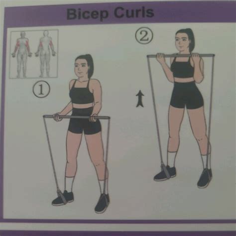 Band Bar Bicep Curl By Austen Babe Exercise How To Skimble