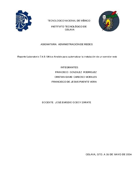 748 Lab Use Ansible To Automate Installing A Web Server