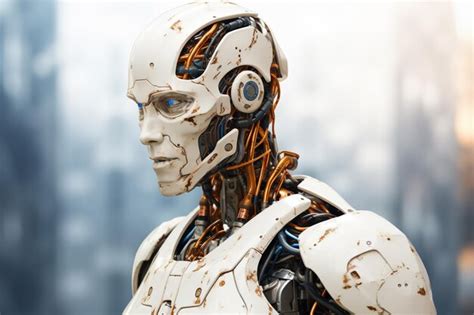 Premium Photo 3d Rendering Group Of Robots In A Row On A White Background