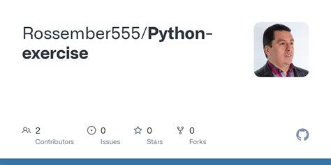 GitHub Rossember Python Exercise