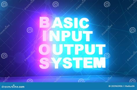 Basic Input Output System Stock Illustration Illustration Of