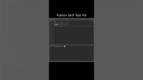 Python Skill Test 8 Coding Practice Pythonprogramming