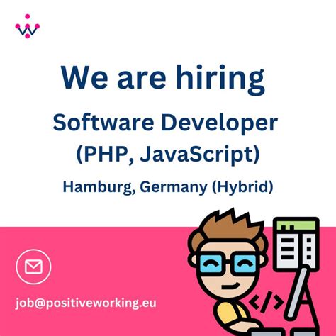 Positive Working On Linkedin Software Developer Php Javascript Hamburg Germany Hybrid