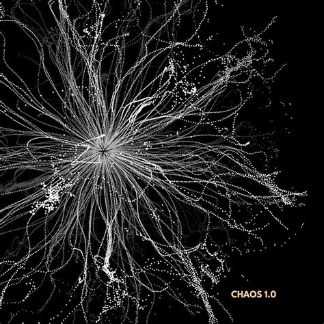 Abstract Science Or Technology Background Array With Dynamic Particles Stock Vector