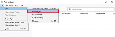 thunderbird mailing lists how to send the same message to a specific