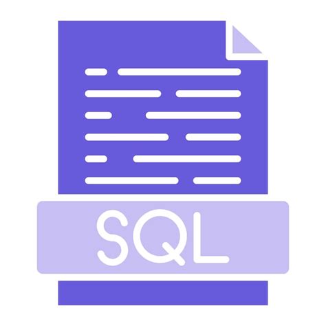 Premium Vector Sql File Vector Illustration