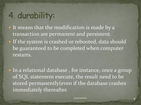 Transaction Properties In Database Acid Properties Pptx