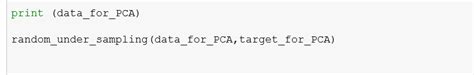 Python Name Randomundersampler Is Not Defined Stack Overflow